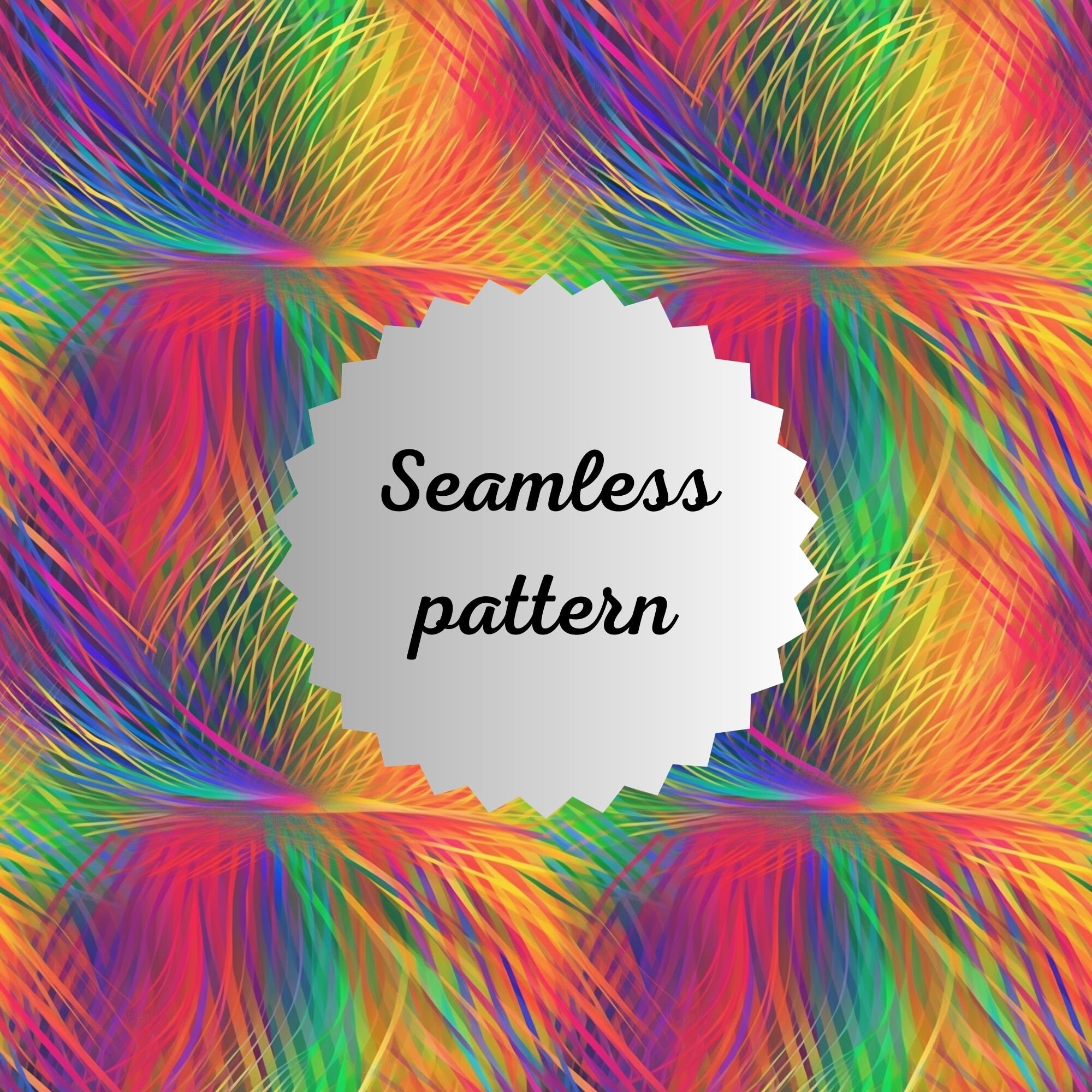 Rainbow Digital Paper - Rainbow Digital Art - Seamless Rainbow ...