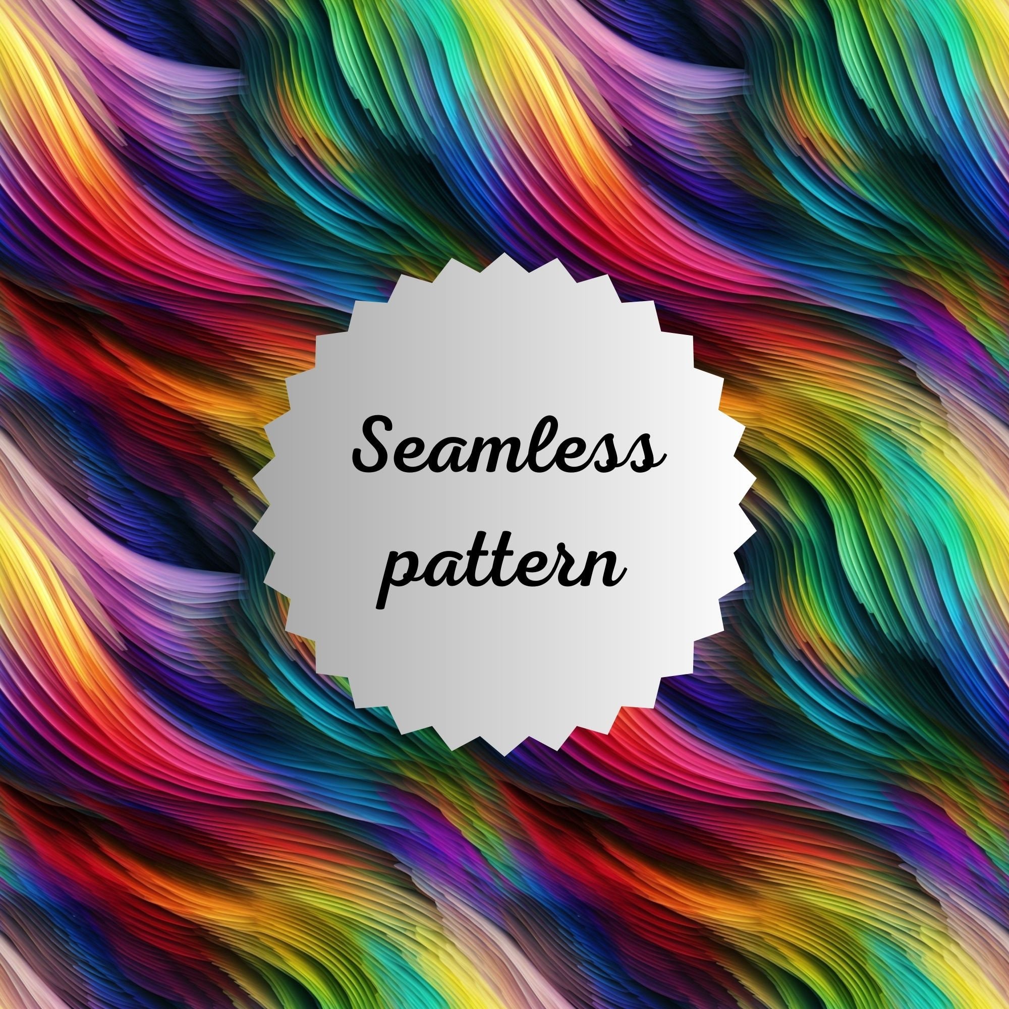 Rainbow Digital Paper - Rainbow Digital Art - Seamless Rainbow ...