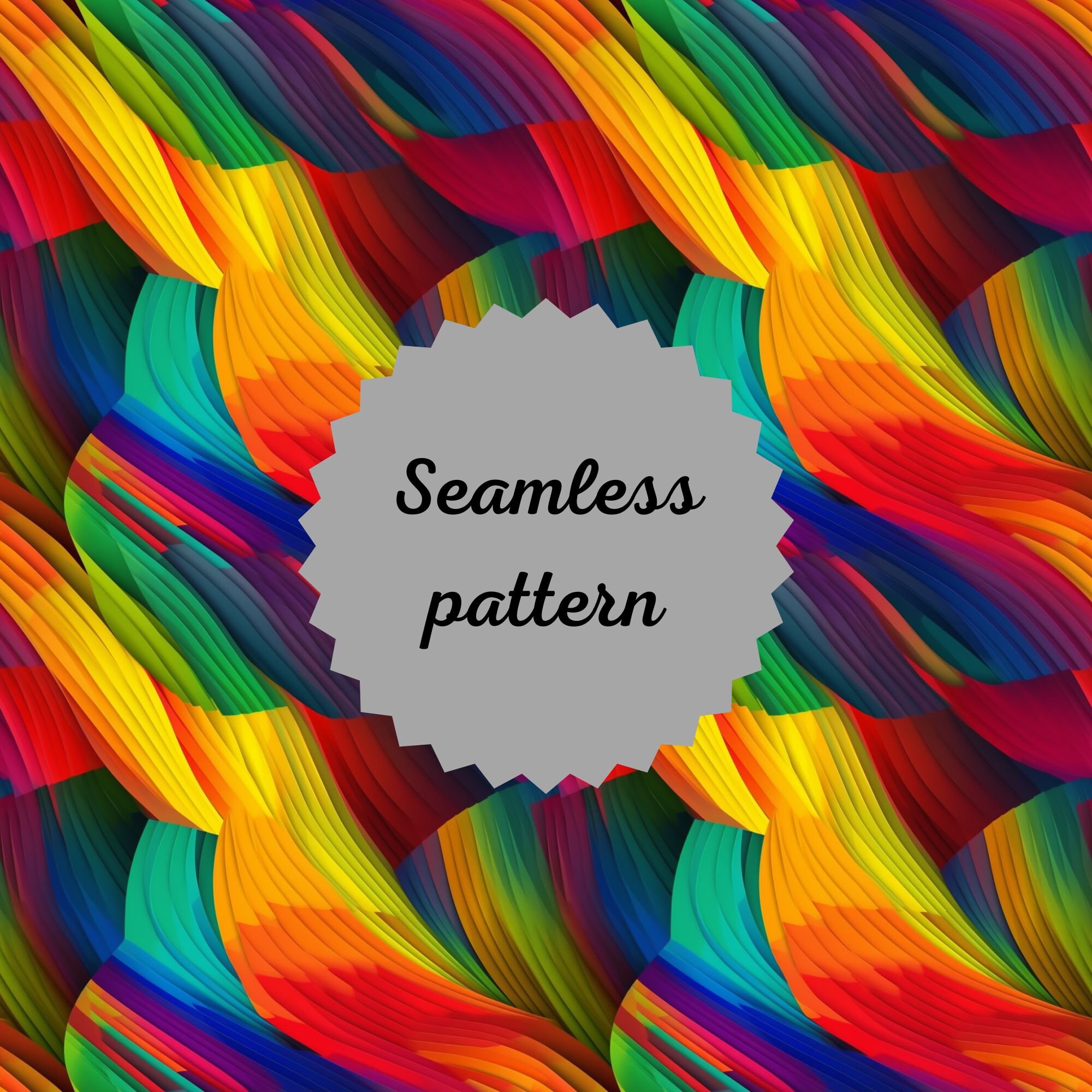 Rainbow Digital Paper Rainbow Digital Art Seamless Rainbow - Etsy