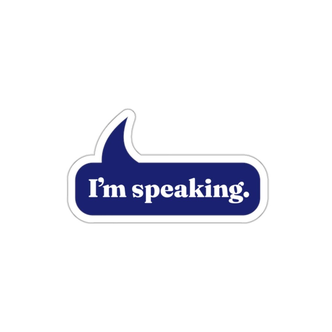 I'm Speaking Sticker: Make Your Voice Heard! - Etsy