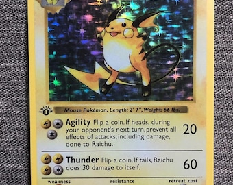 Pichu Raichu Team V Pikachu Ash Vmax Gaming Shining Gx Ex M Mega Ultra ...