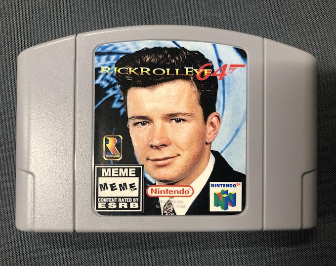 Rick Roll Eye N64 for PAL (european Version) - Etsy