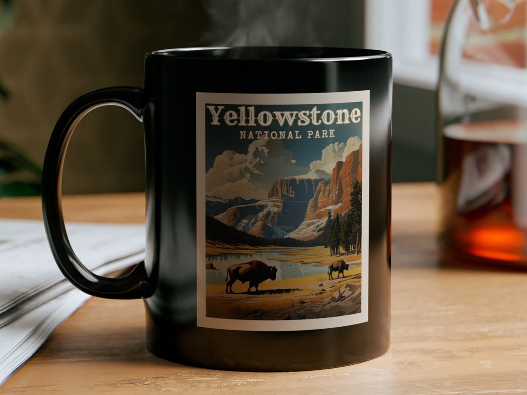 Yellowstone National Park Coffee Mug,yellowstone Mug,national Park Mug ...