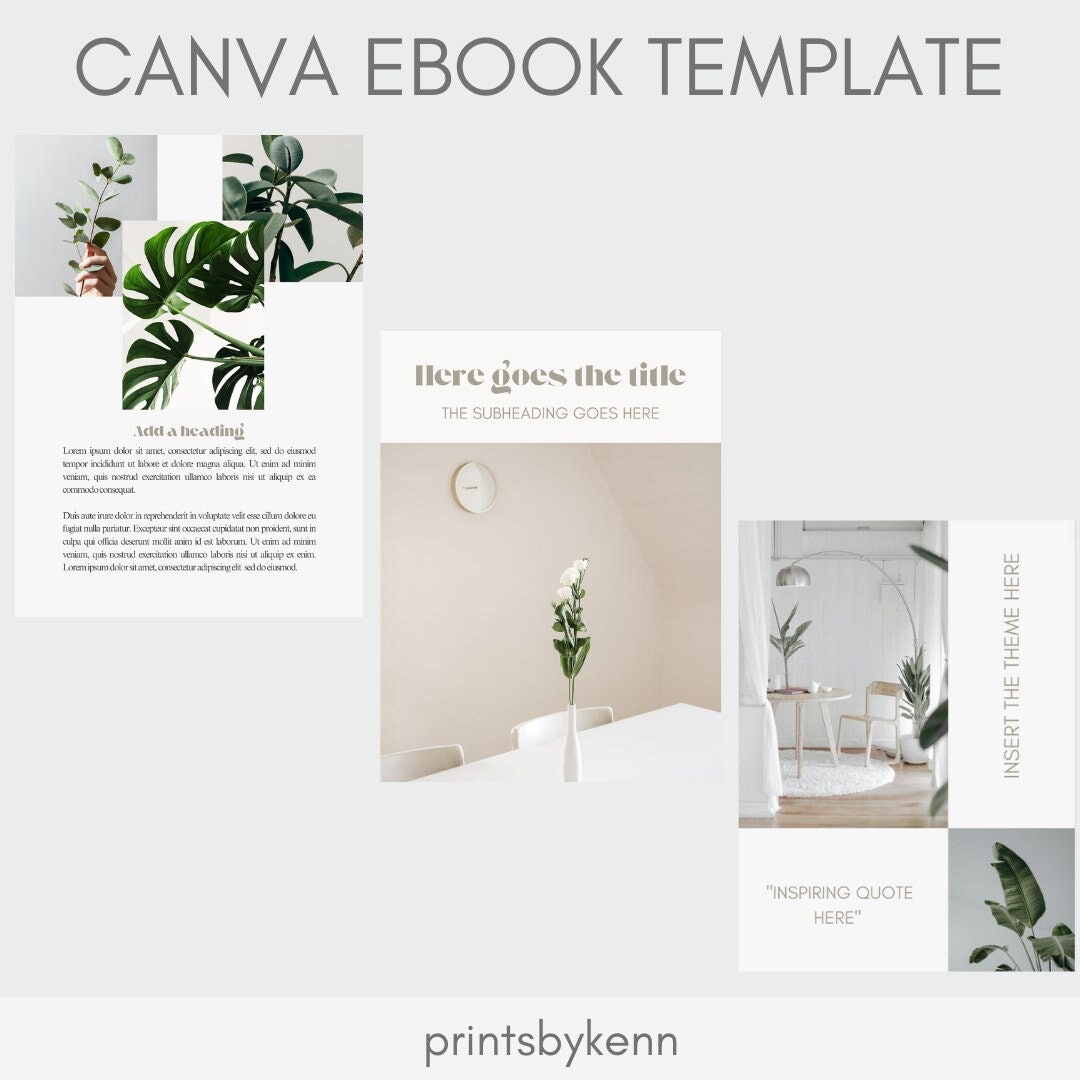 Editable Canva E-book Template for Any Purpose - Etsy