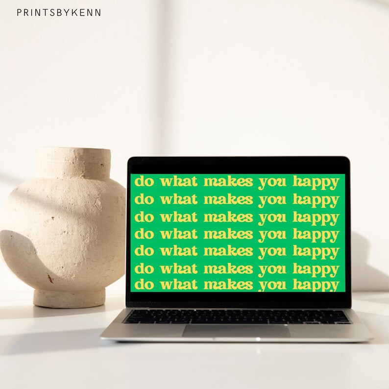 Colorful & Cute Desktop Wallpaper Background Set - Digital - Set of 7 ...