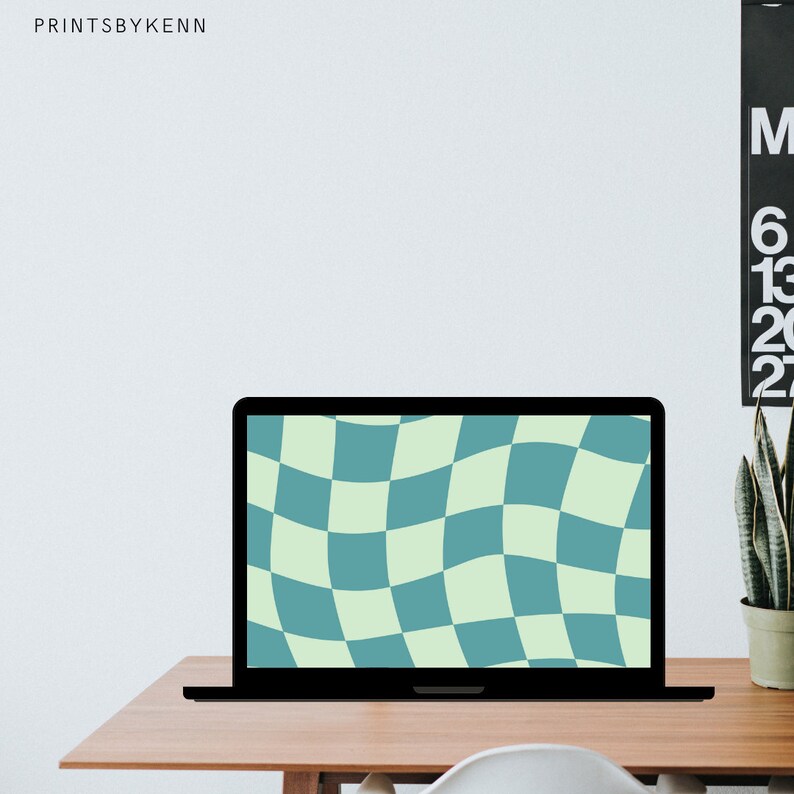 Abstract & Colorful Desktop Wallpaper Background Set - Digital - Set of ...