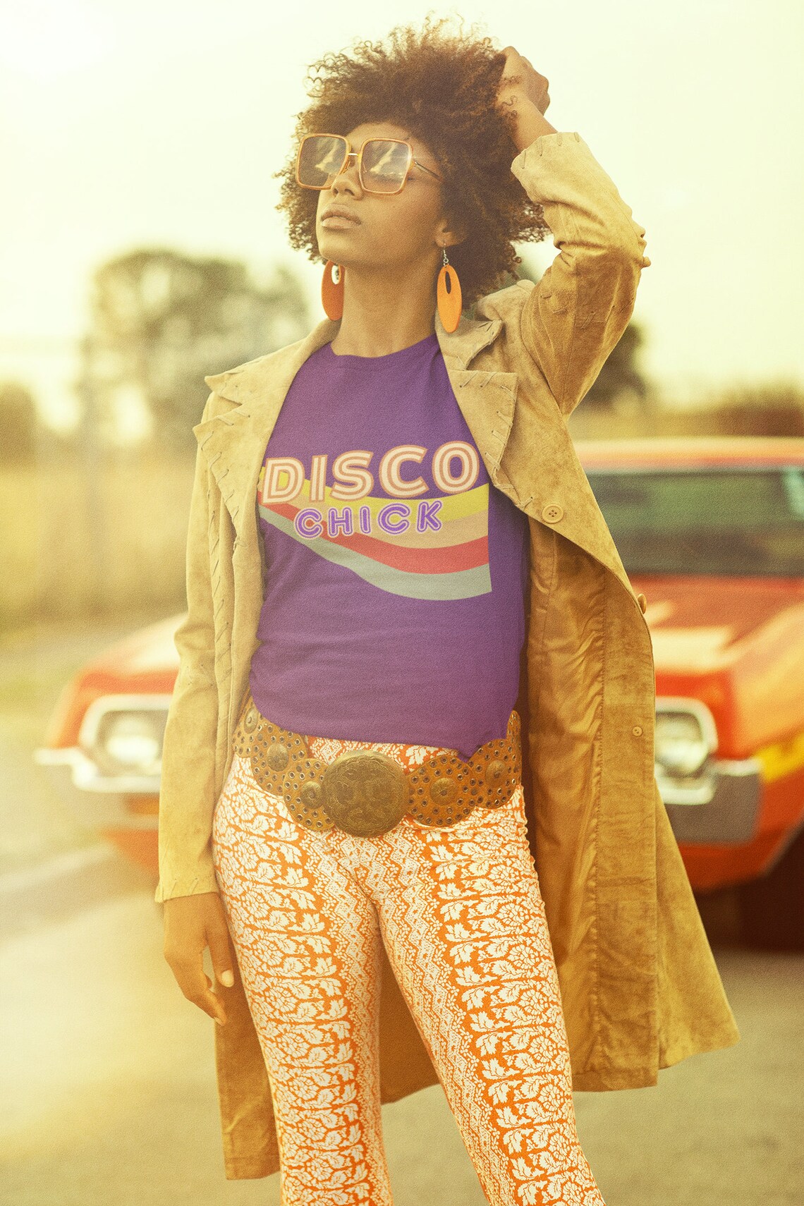 Get Ready to Groove in Style With Our disco Chick Shirt. Retro and ...
