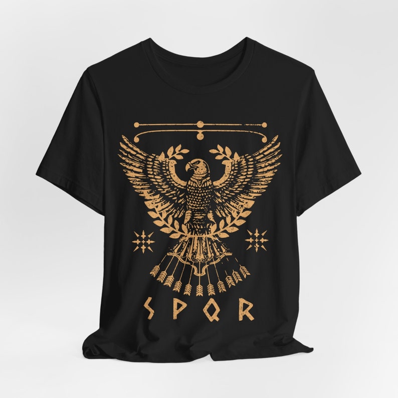Roman Empire T-shirt: SPQR Golden Eagle Army Shirt History Shirt ...