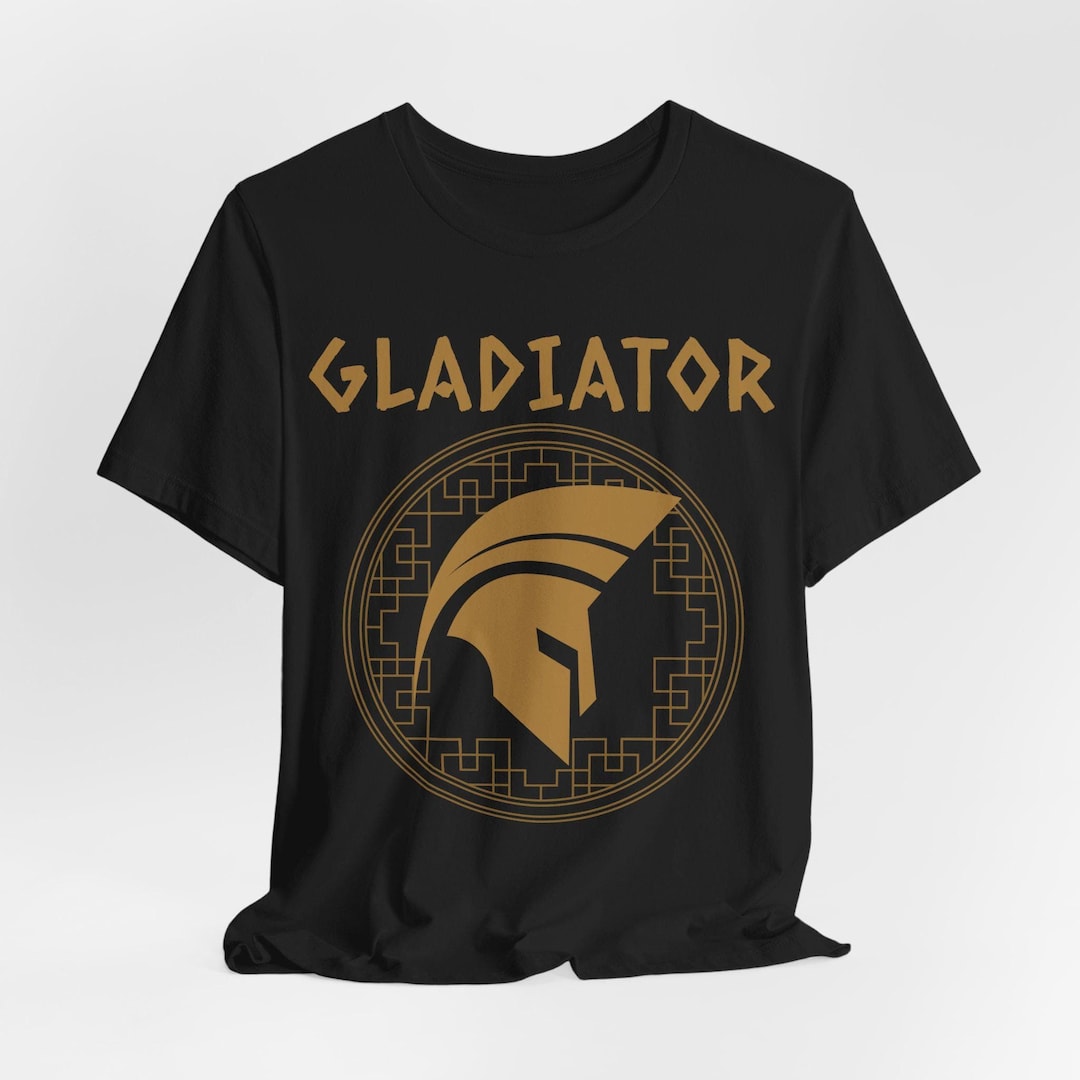 Gladiator Tribute T-shirt - Ancient Warrior History Shirt Warrior Tee ...