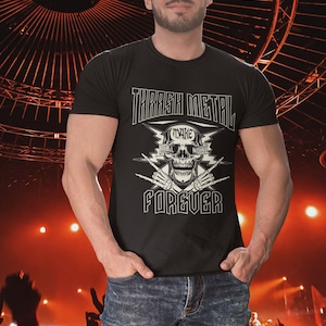 Thrash Metal Legacy: Forever Unleashing Raw Energy in T-shirt Designs ...