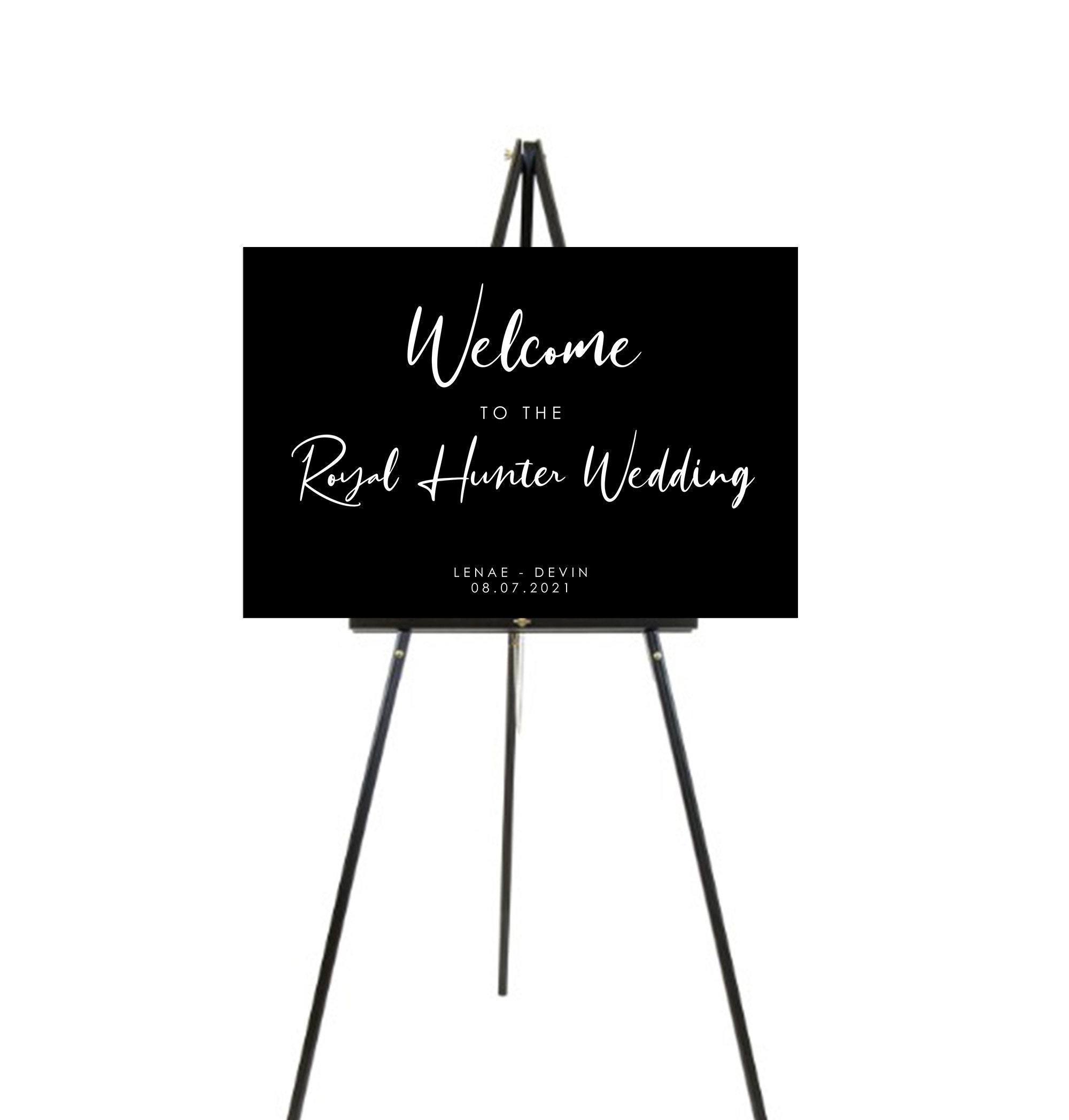 Wedding Welcome Sign | Customizable Wedding Welcome Sign | Wedding ...