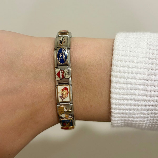 Italian Charm Bracelet - Etsy