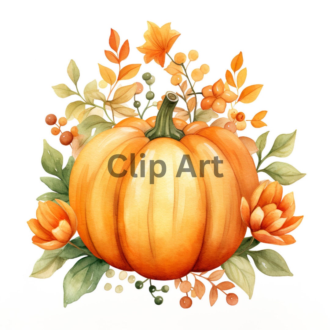 Fall Themed Clipart Instant Download PNG Digital Download Clip Art ...