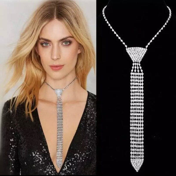 Necktie Necklace - Etsy