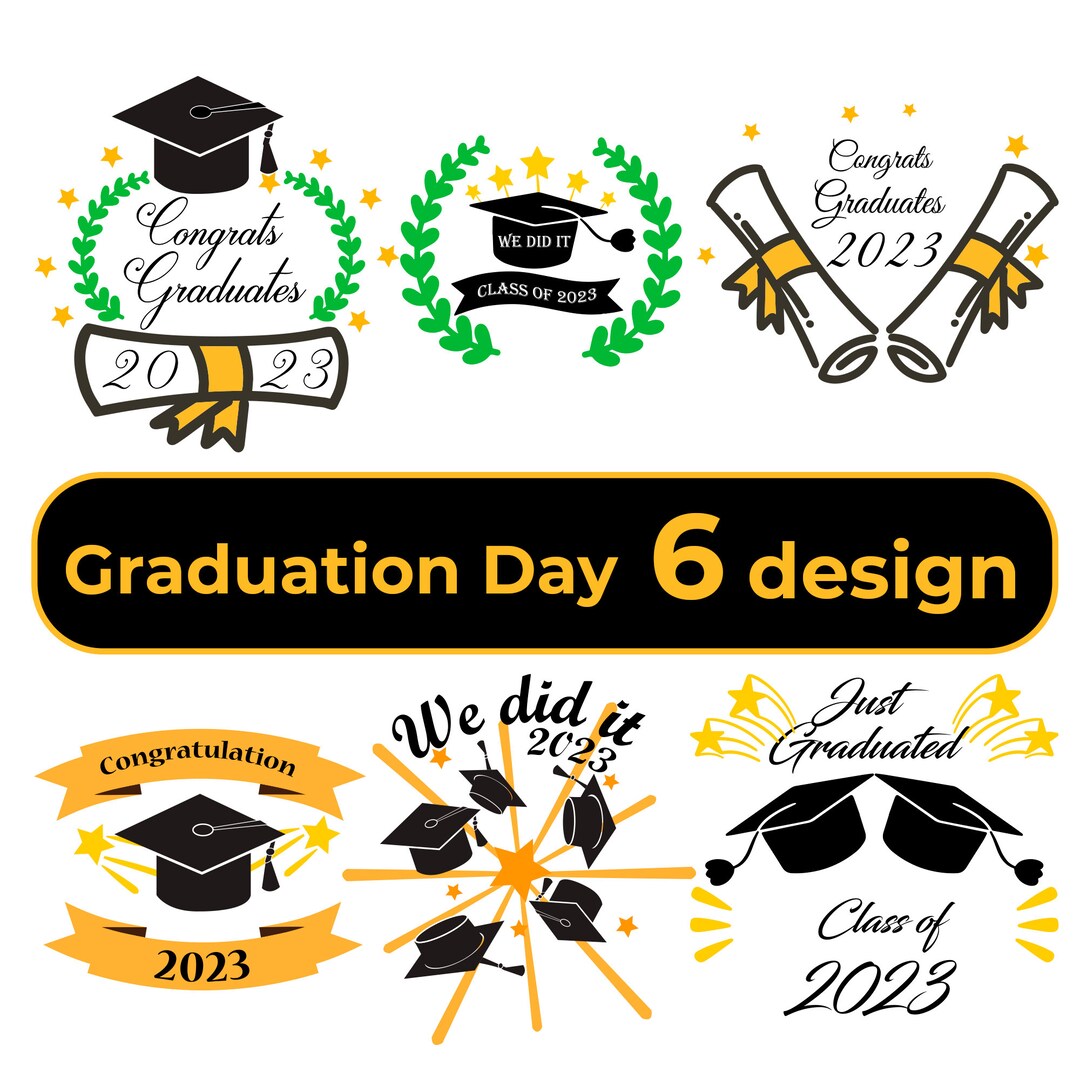 Graduation Svg Bundle. Graduation Day Svg. 6 Graduation Quotes Svg, Png ...