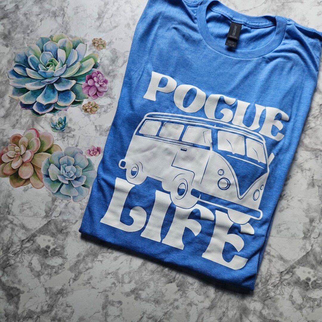 Pogue Life, Heather Royal Blue, Gildan Brand - Etsy