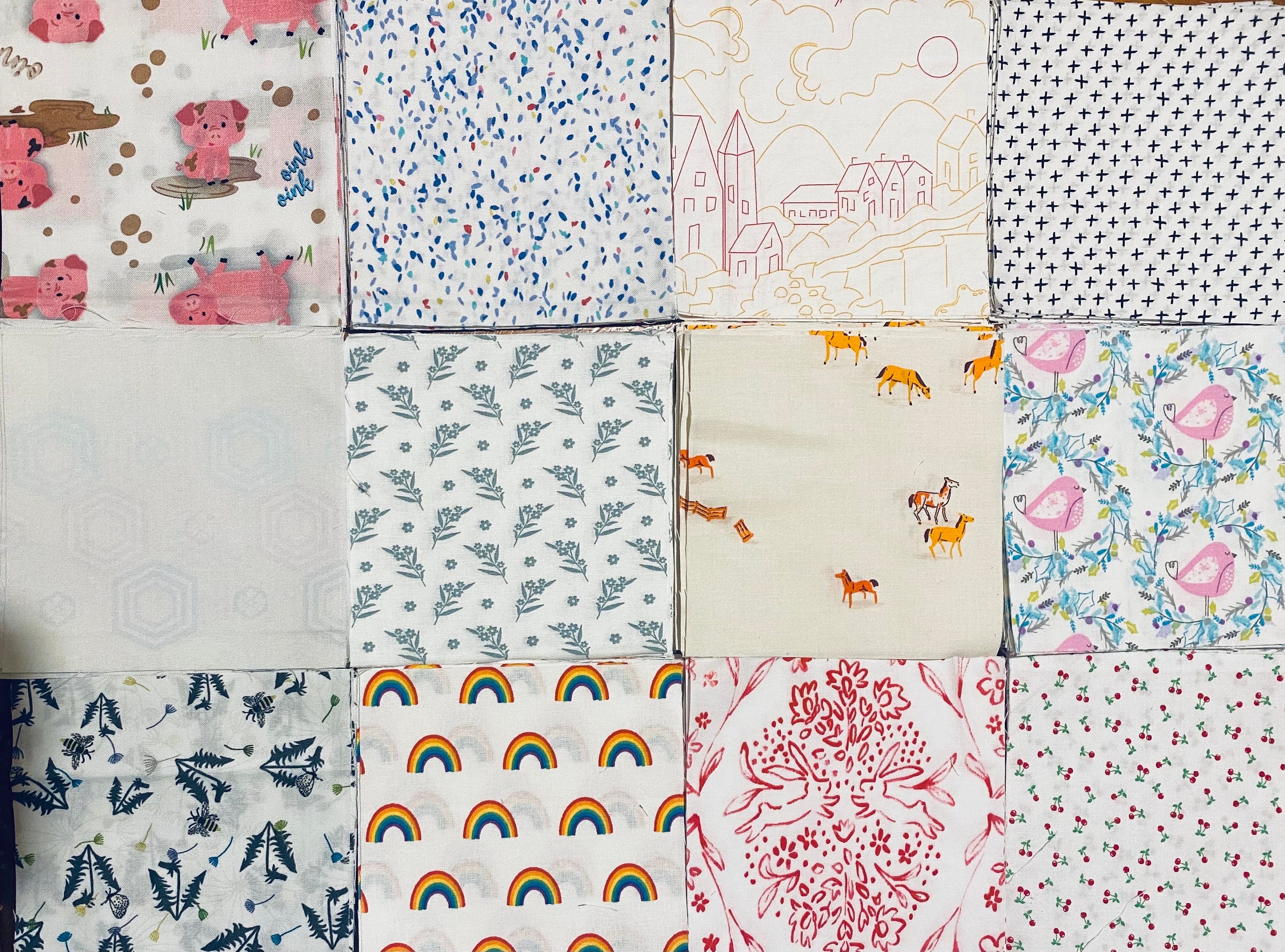 5 Inch Square Fussy Cut I Spy Low Volume Charm Pack, 40 Cotton Charm ...
