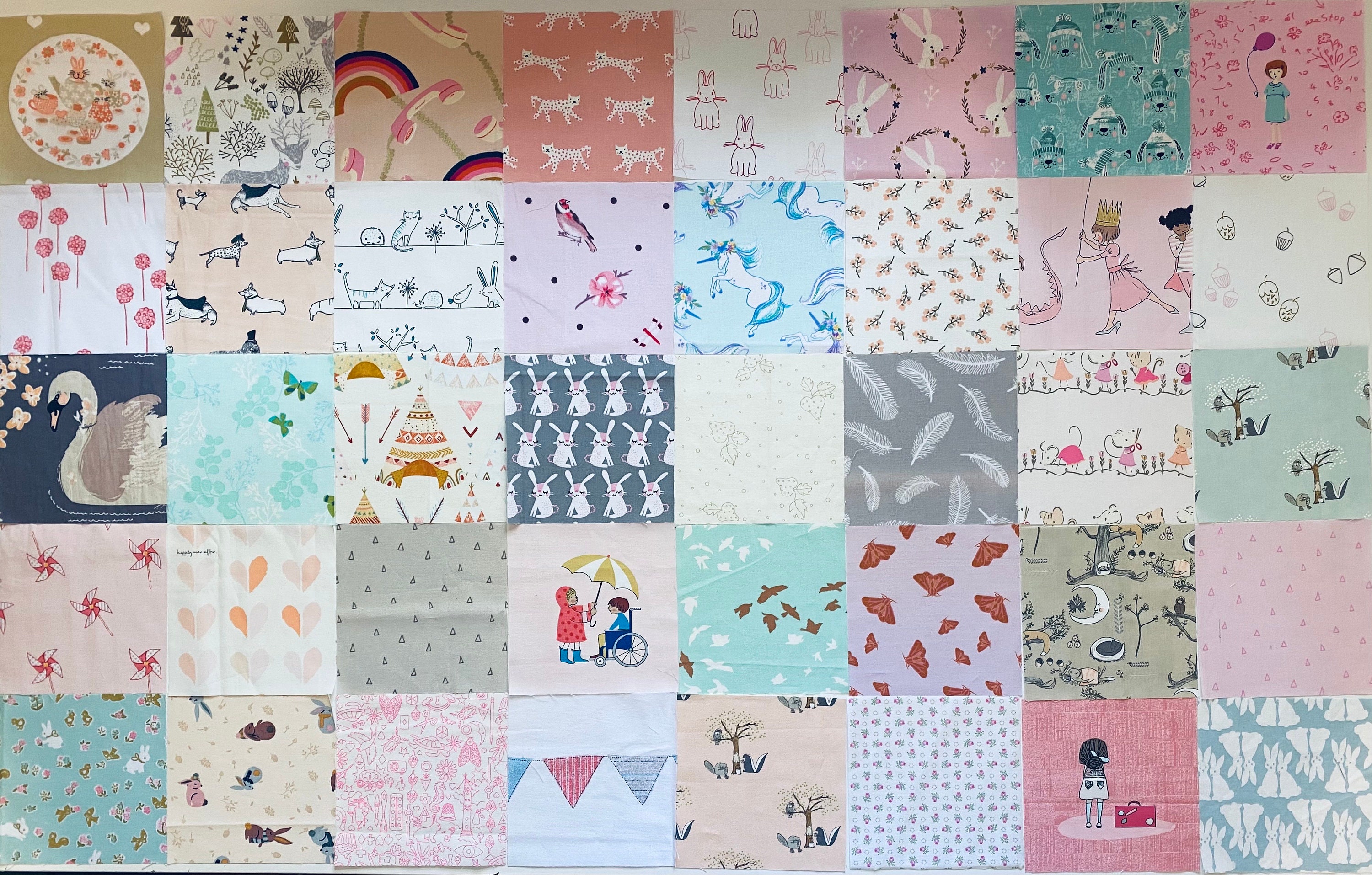 5 Inch Square Fussy Cut I Spy Soft and Sweet Charm Pack, 40 Cotton ...
