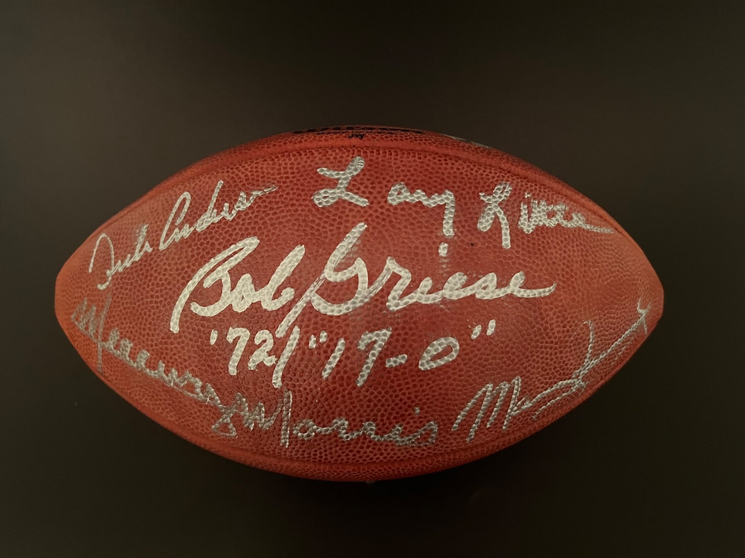 1972 Miami Dolphins Perfect Season Signed Football - Etsy
