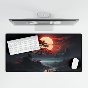 Anime Japanese Gaming Mousepad: Custom Gamer Pad, Large Mat, Anti-slip ...
