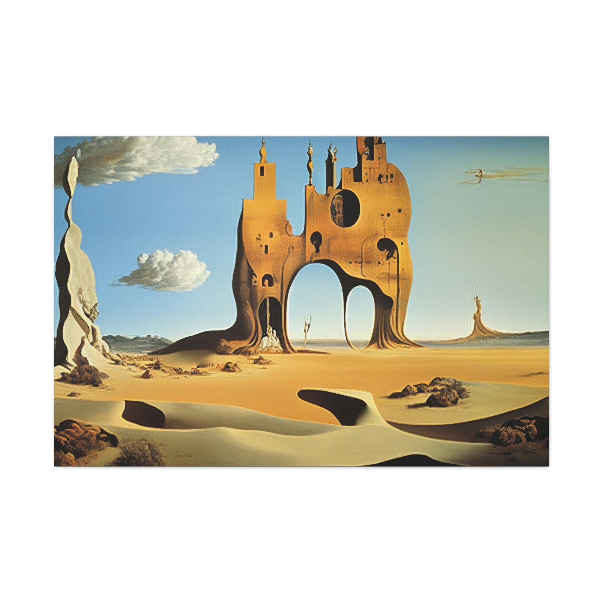The Desert, Surrealism, Salvador Dalì Inspired, Canvas Wall Art - Etsy