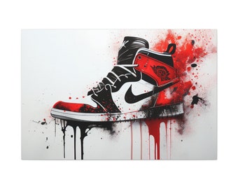 AIR JORDAN ART, Jordan Shoe Hype Sneaker, Canvas Print Air Jordan ...