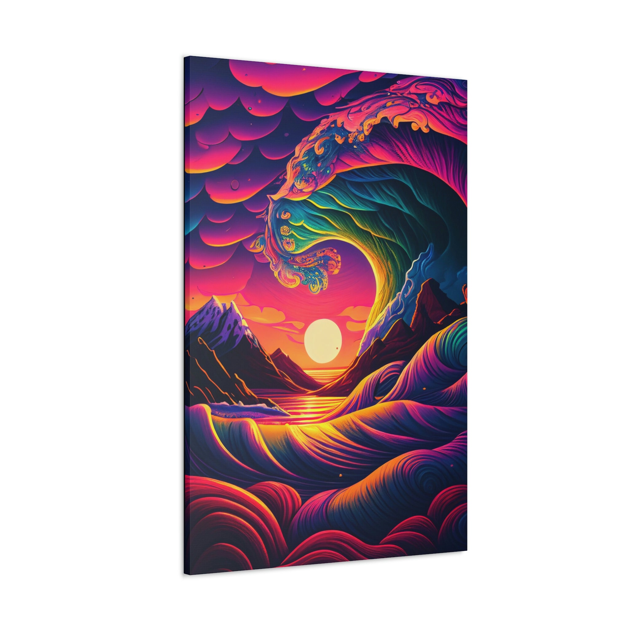 Helix Wave Art, Canvas Wall Art, Wave Art - Etsy