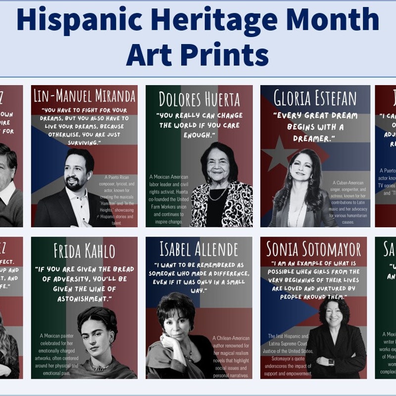 Hispanic Heritage Poster - Etsy
