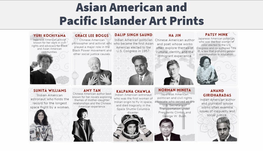 Asian American and Pacific Islander Heritage and History Month ...