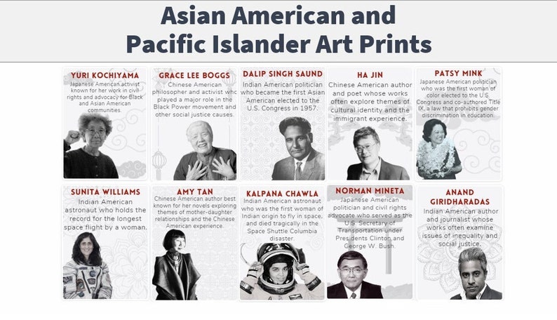 Asian American and Pacific Islander Heritage and History Month ...