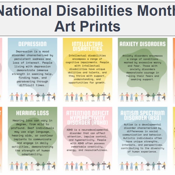 People With Disabilities Posters - Etsy