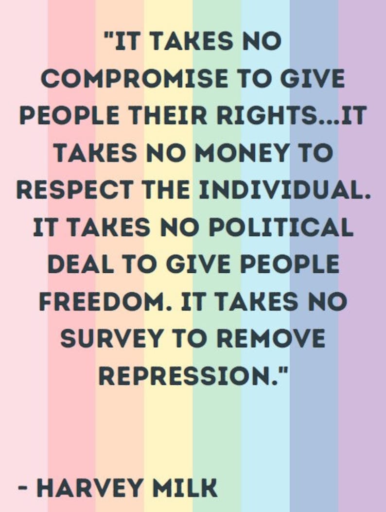 LGBTQ Empowerment Quotes Printable Posters || 10 LGBTQ Posters for ...