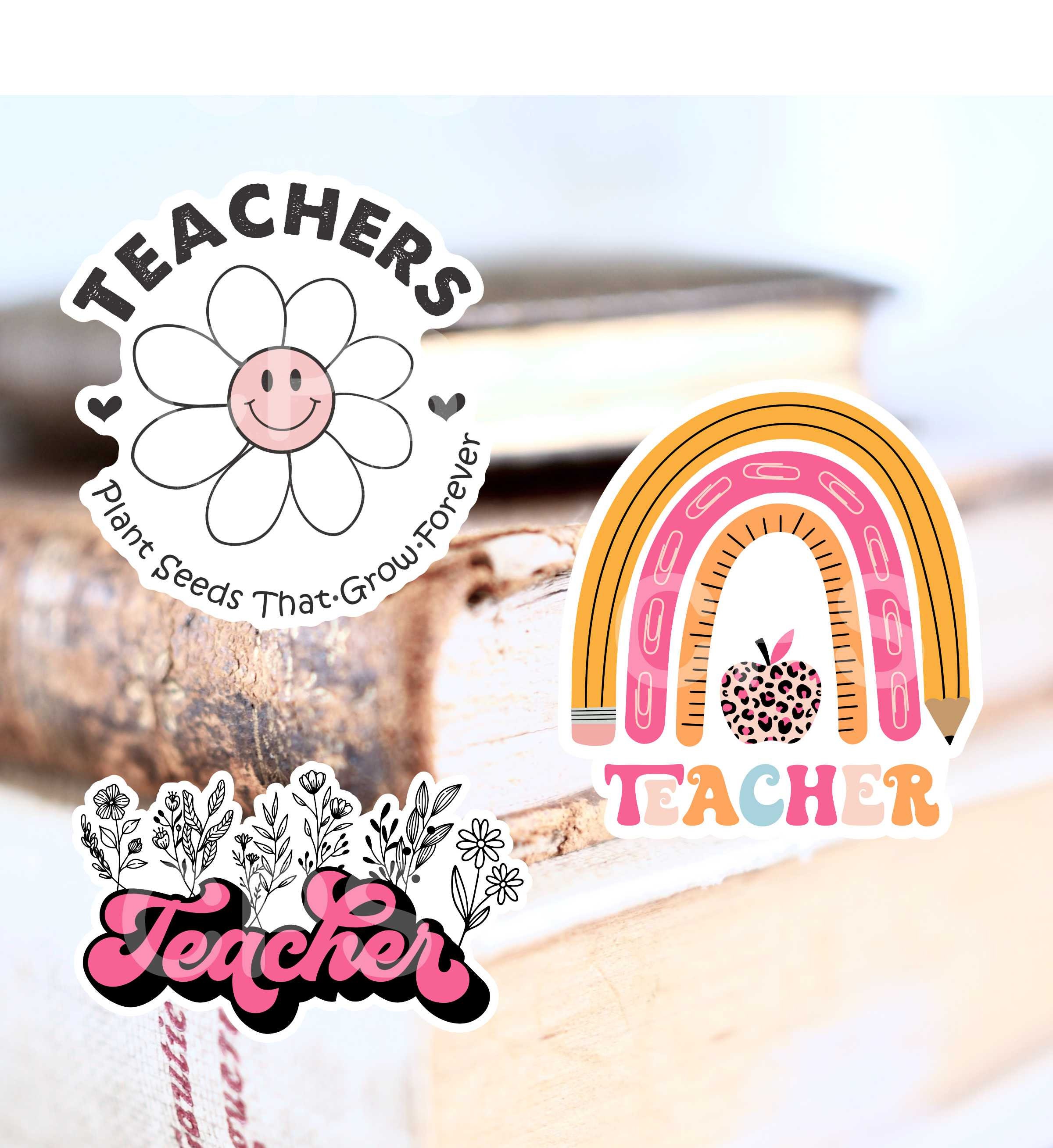 Digital Download Teacher Bundle PNG File for Sticker Making - Etsy