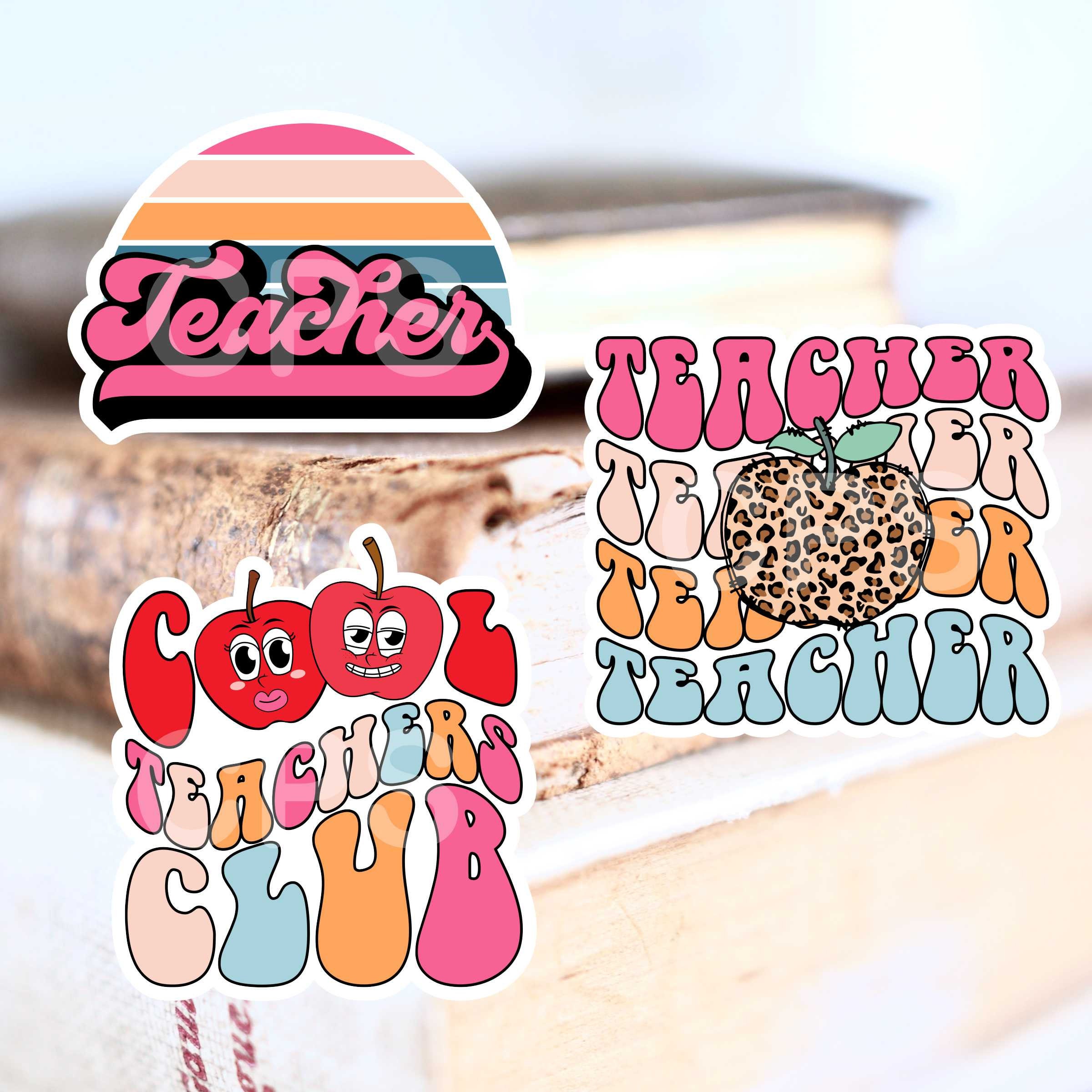 Digital Download Teacher Bundle PNG File for Sticker Making - Etsy