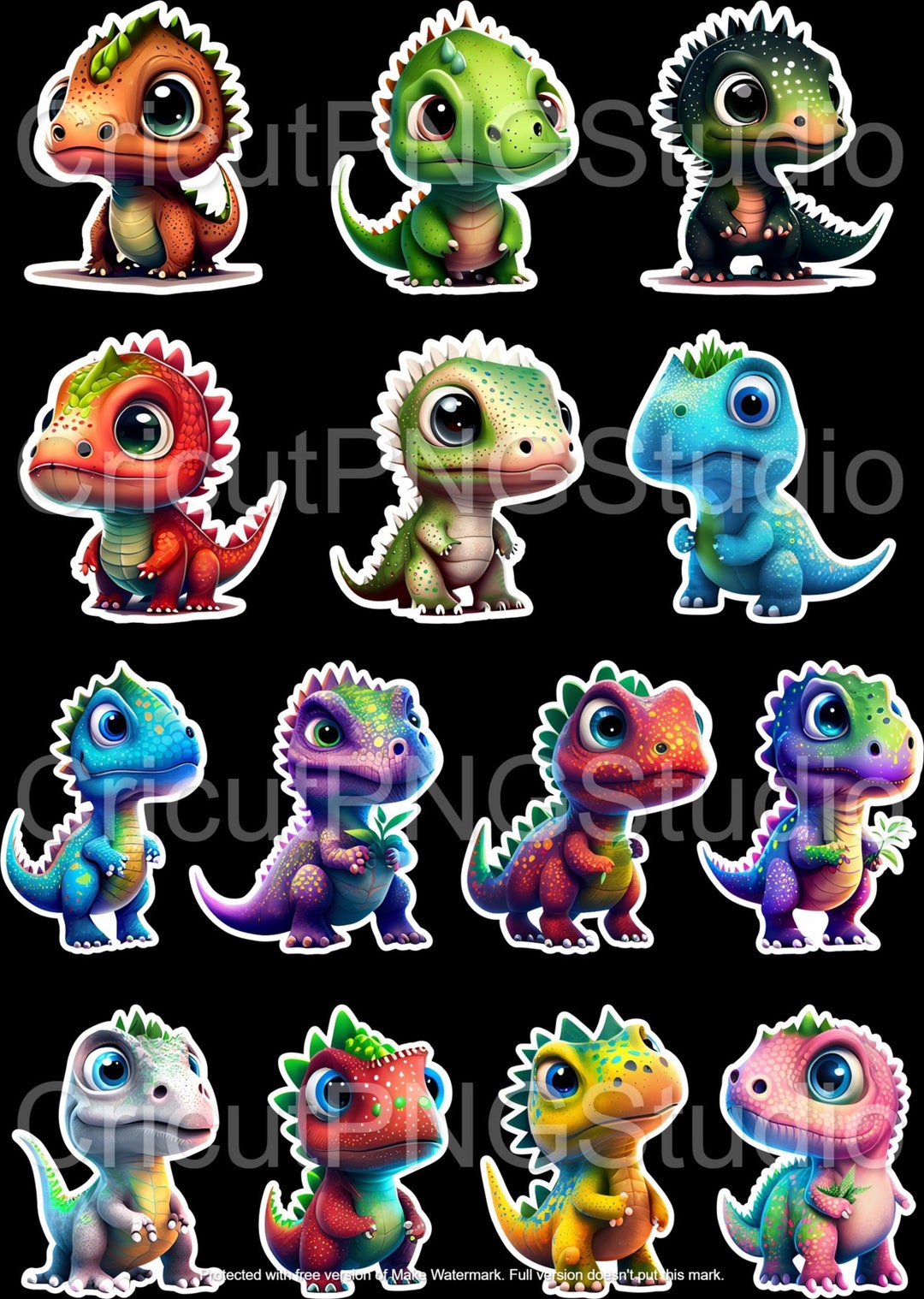 Trex Sticker, Dinosaur Png, T-rex Png, Dino Stickers, Trex Png Files ...