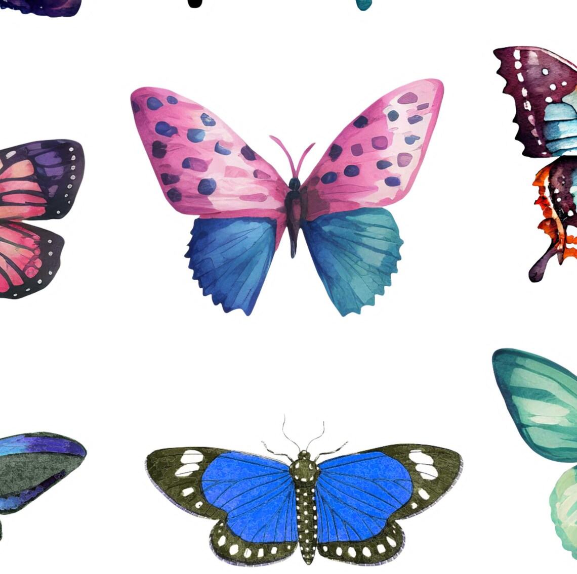 Butterfly Sticker, Butterfly Png Files for Stickers, Butterfly Png ...