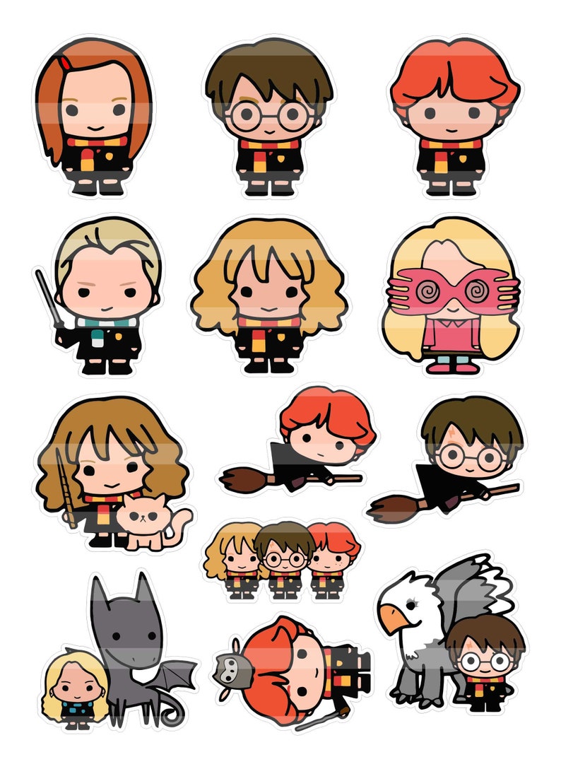 Potter Sticker Digital Download PNG File for Sticker Making Project ...