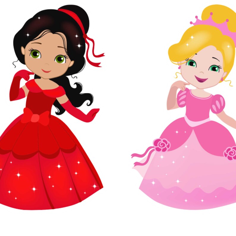 Digital Download Princess PNG File for Sticker Making Project - Etsy