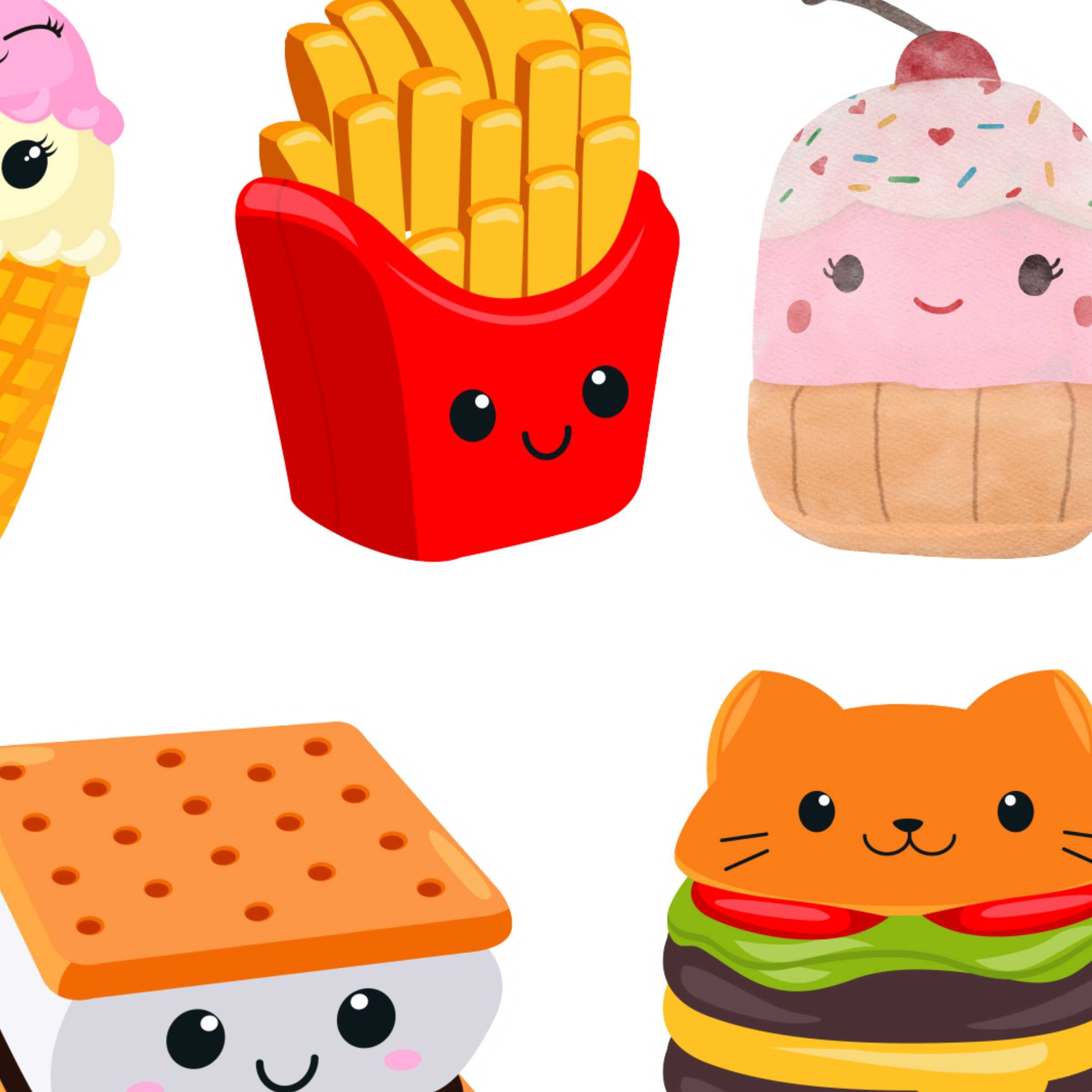 Kawaii Food Sticker, Cute Food Png, Kawaii Png, Kawaii Food Png Files ...