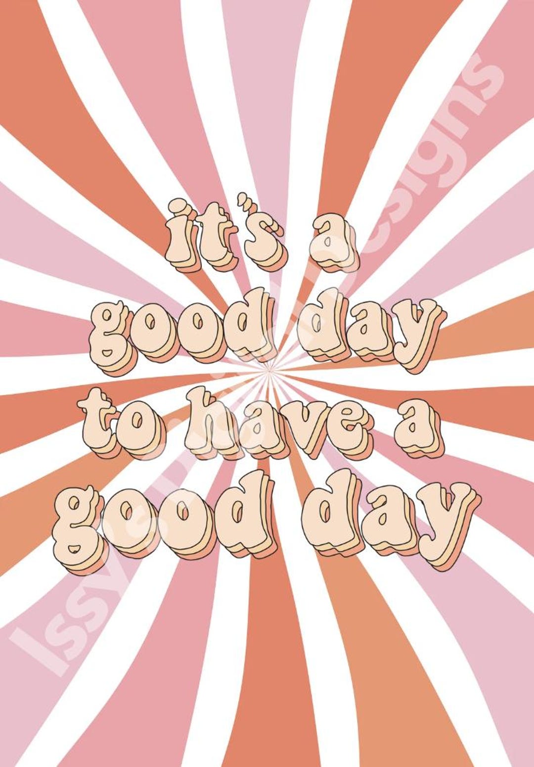 It’s a Good Day to Have a Good Day | 3 Pack Groovy Neutral Digital ...