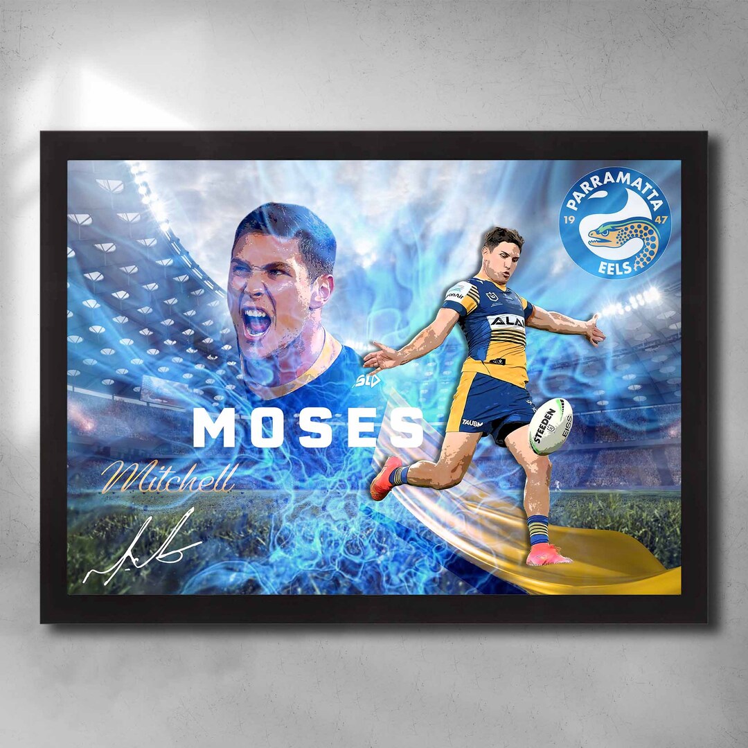 Mitchell Moses Parramatta Eels Art - Etsy
