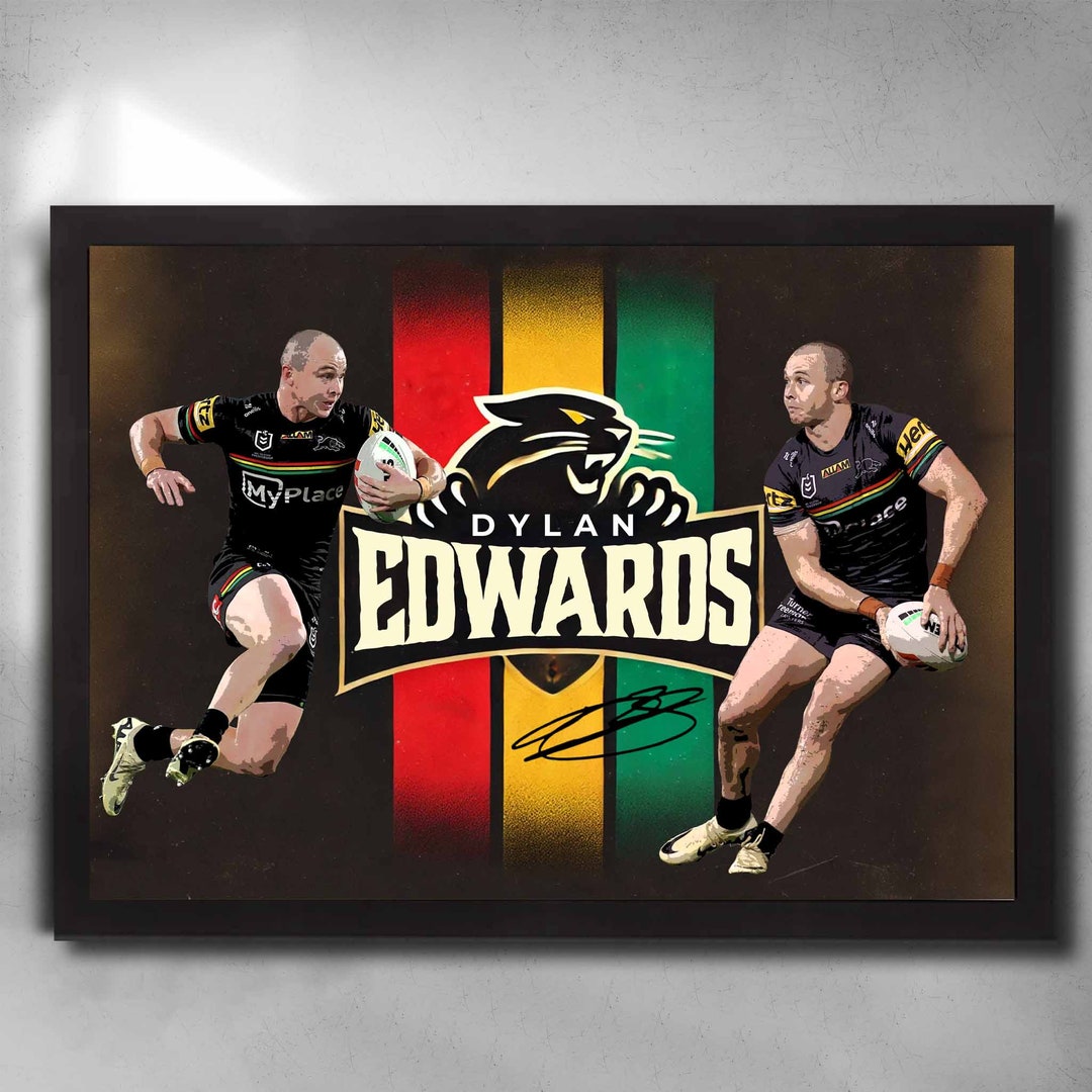 Dylan Edwards Penrith Panthers NRL Art - Etsy