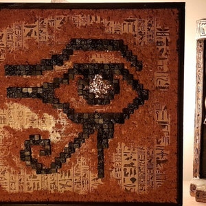 Eye of Horus, Eye of Ra, Mosaic Eye of Ra, Ancient Egypt Art, Mythology ...