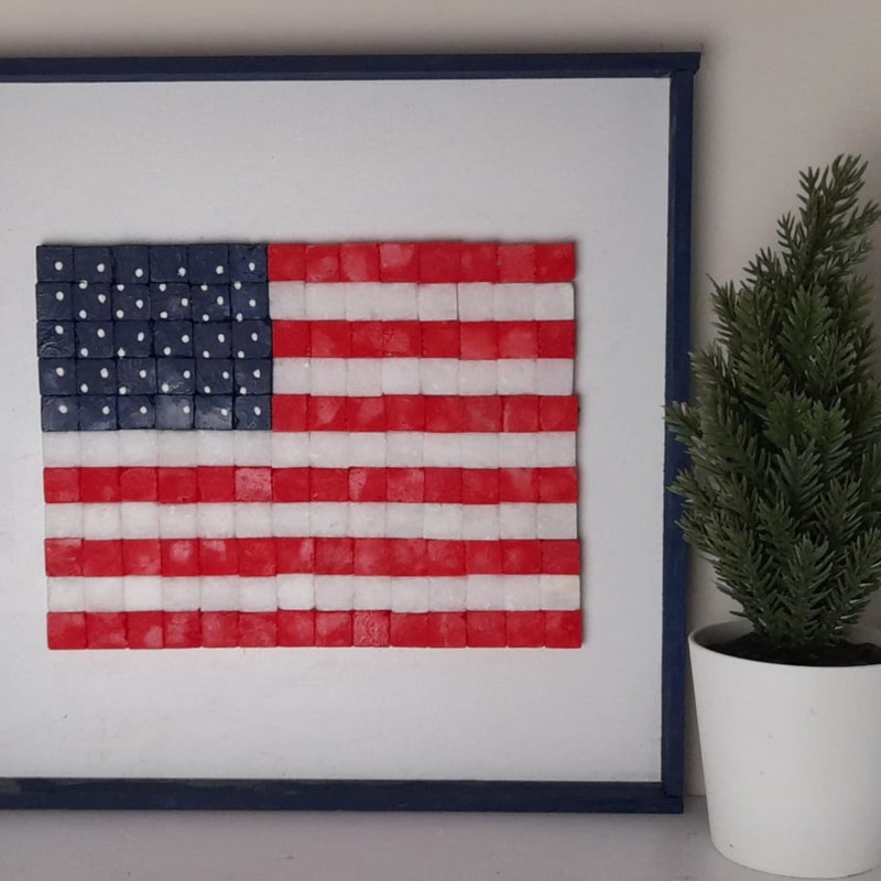 Mosaic American Flag - Etsy