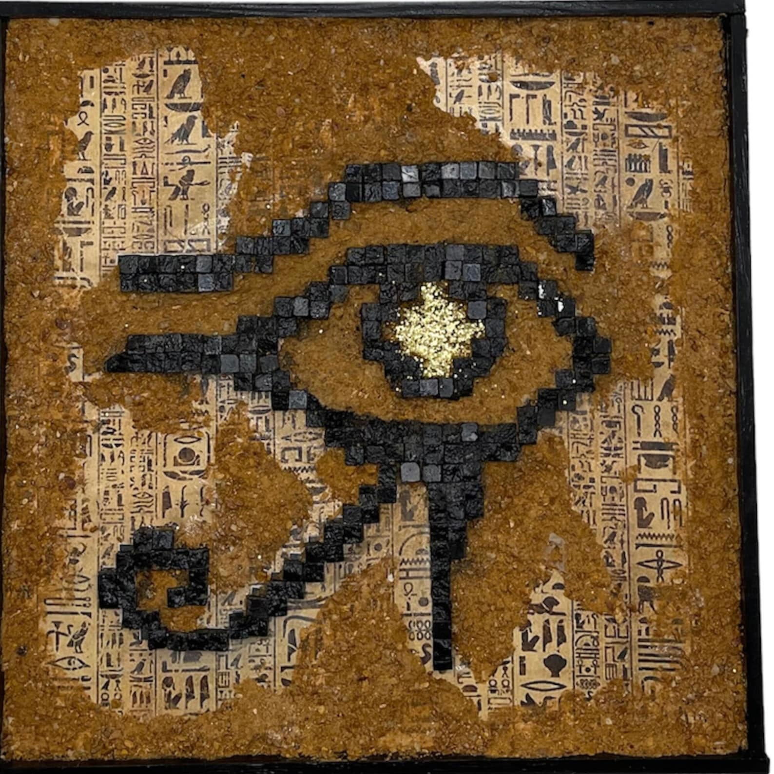 Eye of Horus, Eye of Ra, Mosaic Eye of Ra, Ancient Egypt Art, Mythology ...