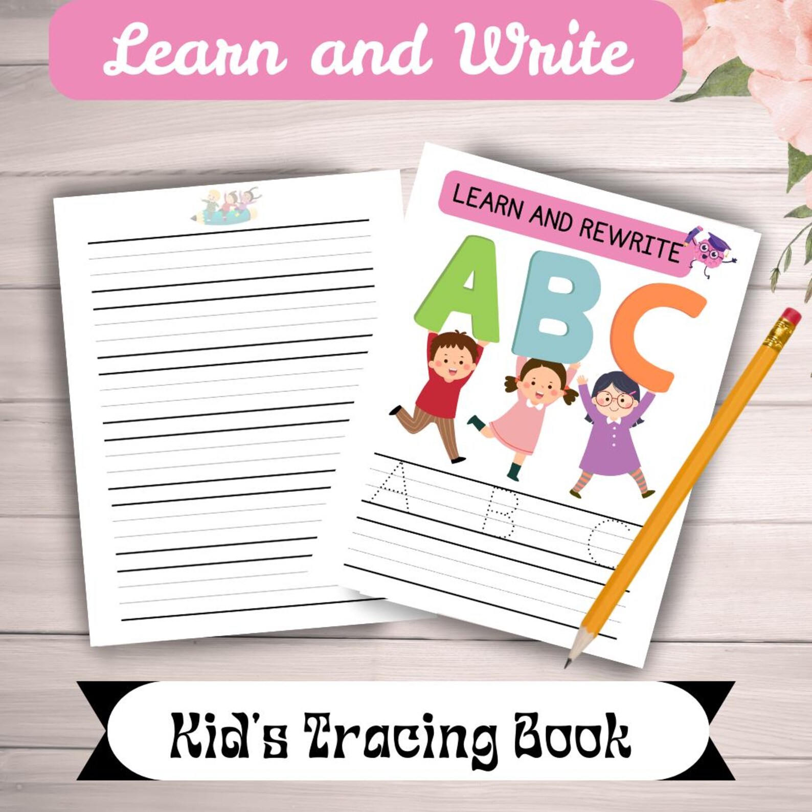 Printable Tracing Letter Worksheets A4, Alphabet Font Worksheet ...