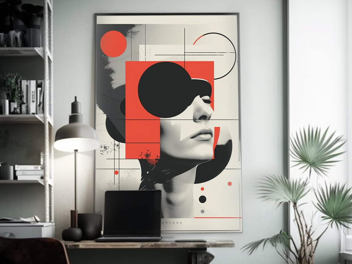 Deconstructivist Cyberpunk Lady Poster Noir Artwork Awarded Design Matt ...