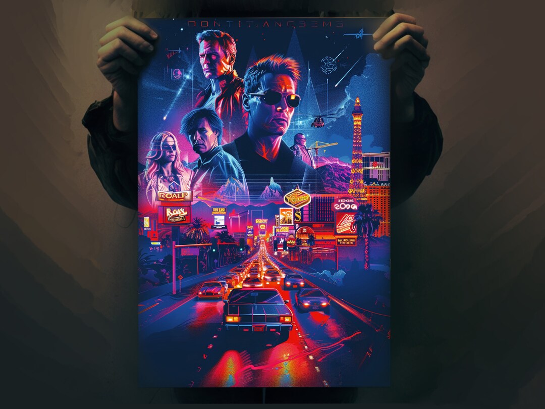 Neon City Film Poster Retrofuturism Art Cgsociety Inspired Epic ...