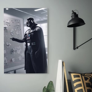 Darth Vader Pointing at Wireframe Map Star Wars Inspired Art Cgsociety ...