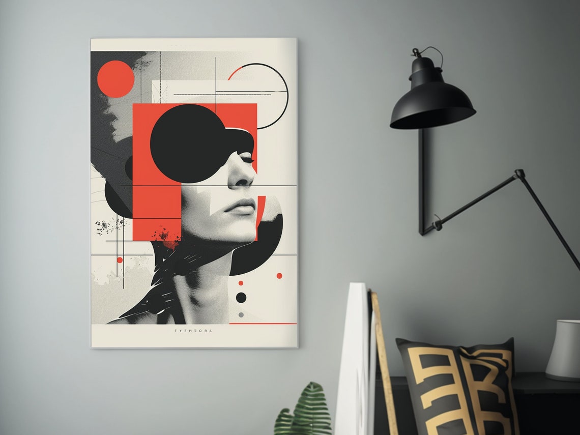 Deconstructivist Cyberpunk Lady Poster Noir Artwork Awarded Design Matt ...